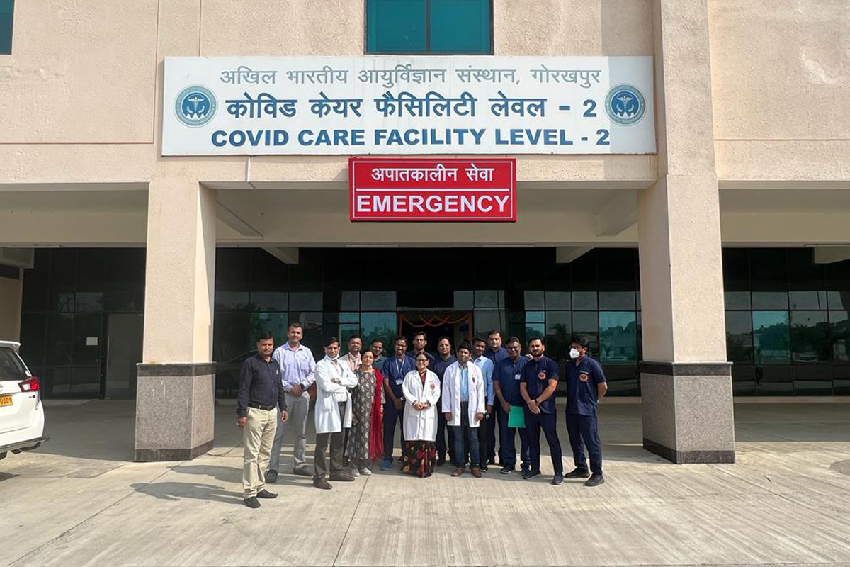 Inaugurated the Emergency Services - AIIMS Gorakhpur