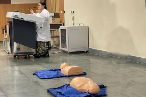 World Anesthesia Day 2 (BLS for security guard) | AIIMS Gorakhpur